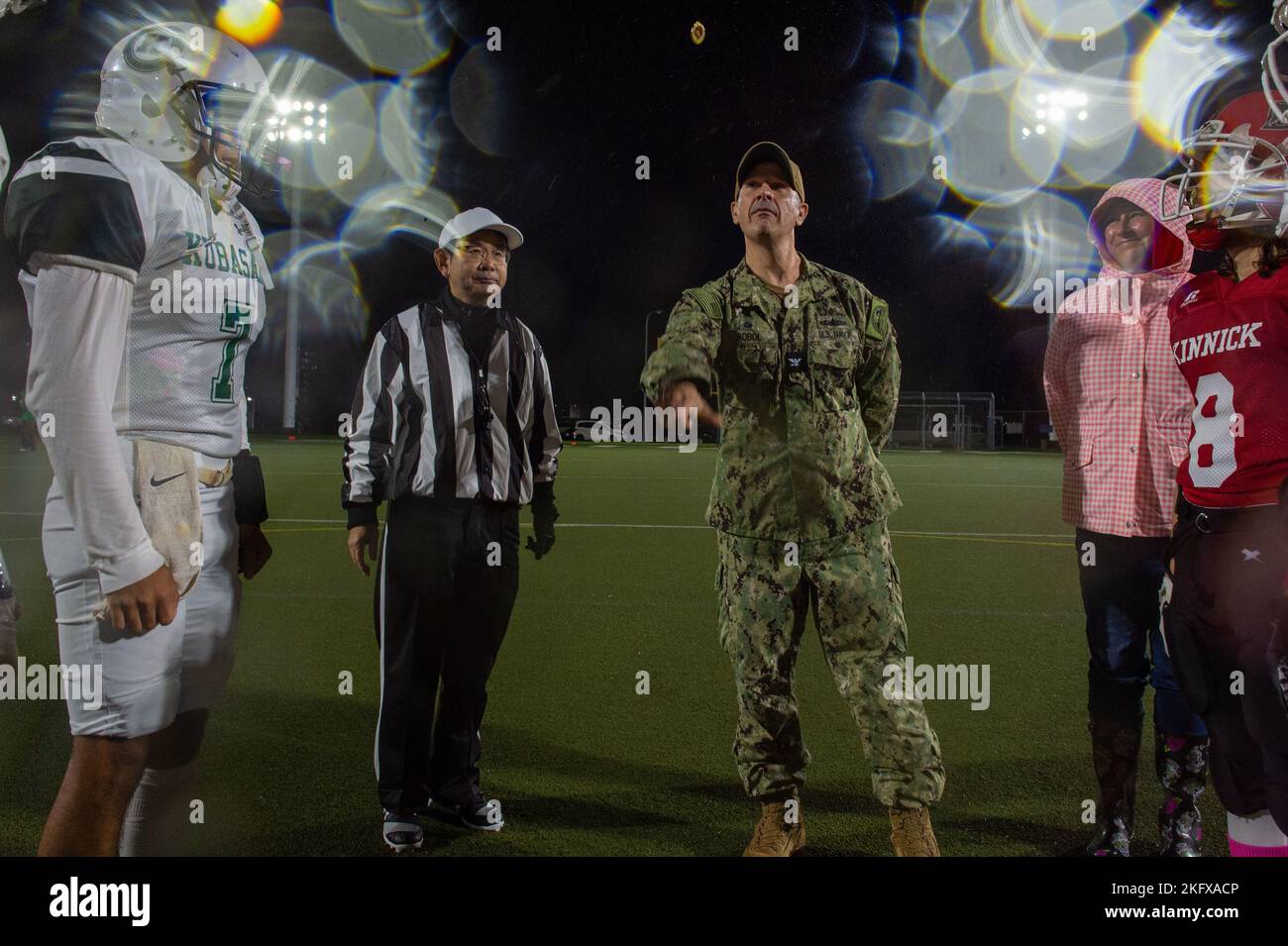 Capt. Leslie Sobol Commander, Fleet Activities Yokosuka (CFAY) conducts ...