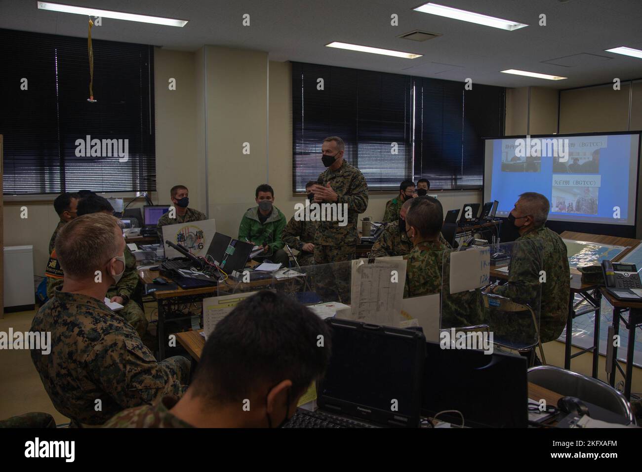 U.S. Marine Corps Maj. Gen. Jay Bargeron, 3d Marine Division Commanding ...