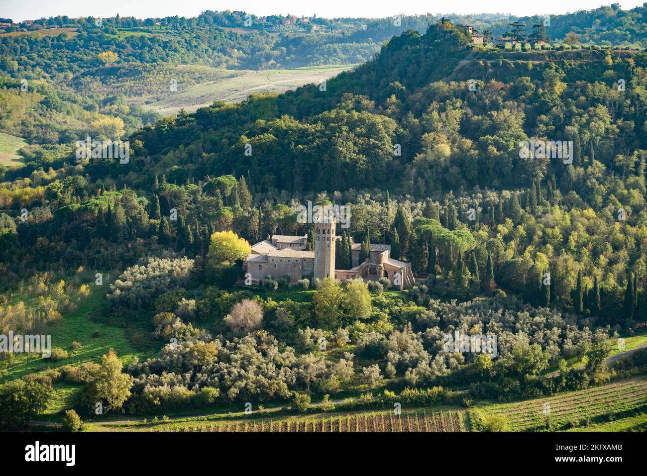 Beautiful countryside view in Orvieto in Umbria, Italy Stock Photo - Alamy