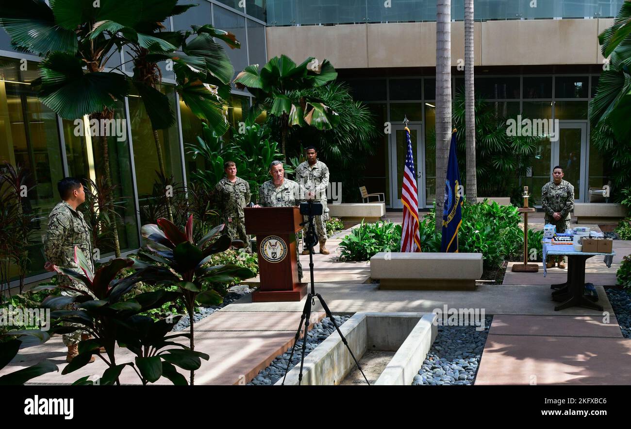 Sailors attached to the Defense POW/MIA Accounting Agency participate ...