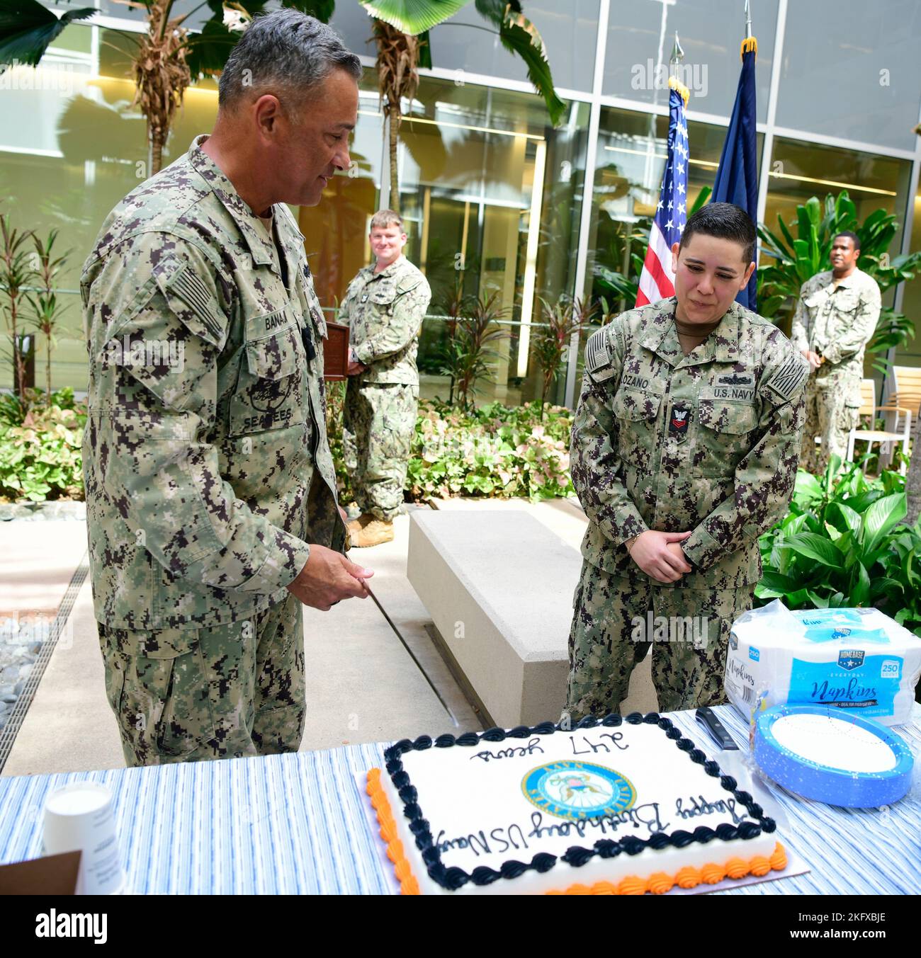 Sailors attached to the Defense POW/MIA Accounting Agency participate ...
