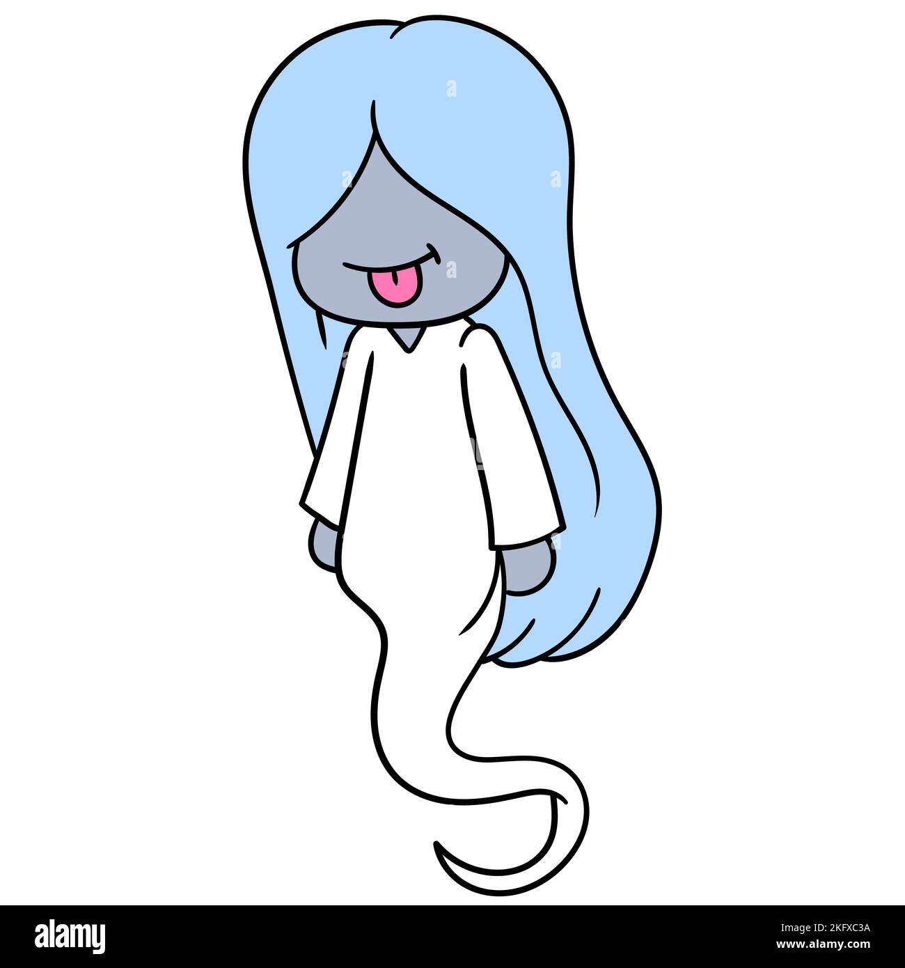 Long hair ghost hi-res stock photography and images - Alamy