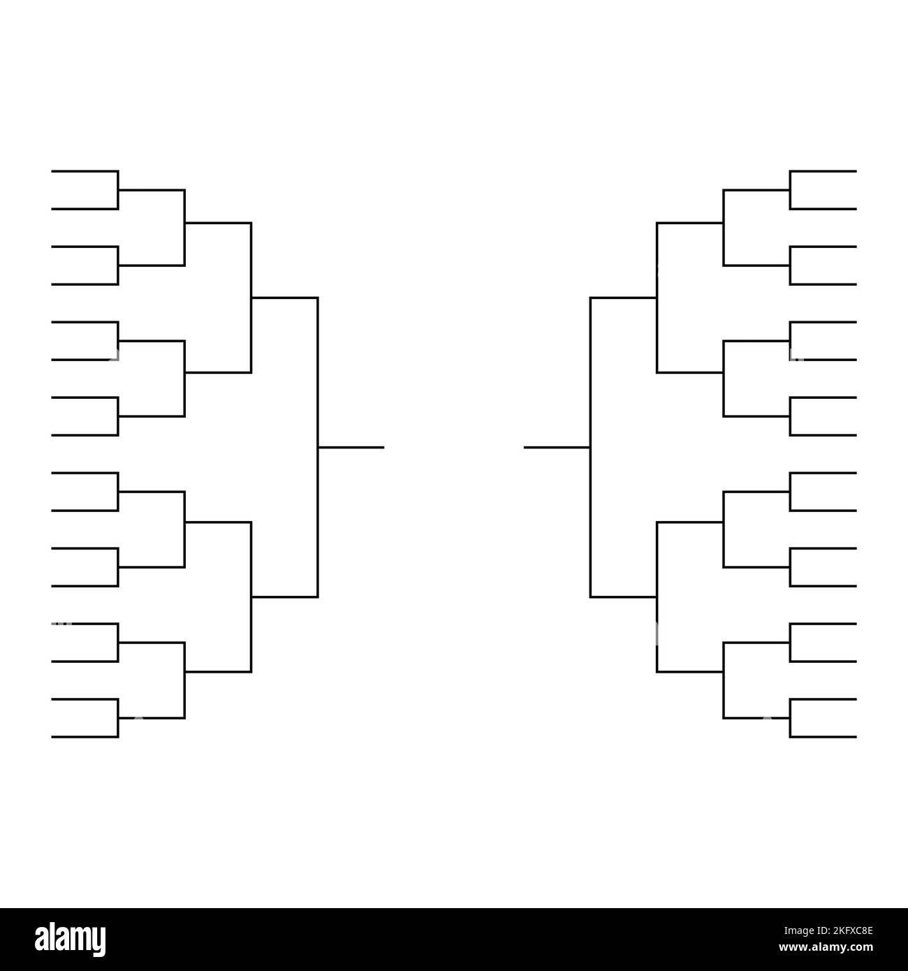 Bracket chart Black and White Stock Photos & Images - Alamy