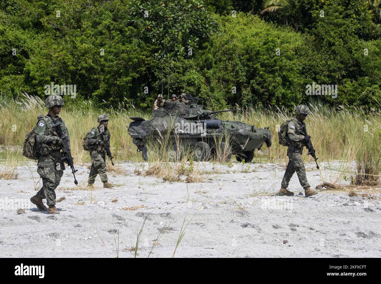 U.S. Marines with 3d Light Armored Reconnaissance, 31st Marine ...