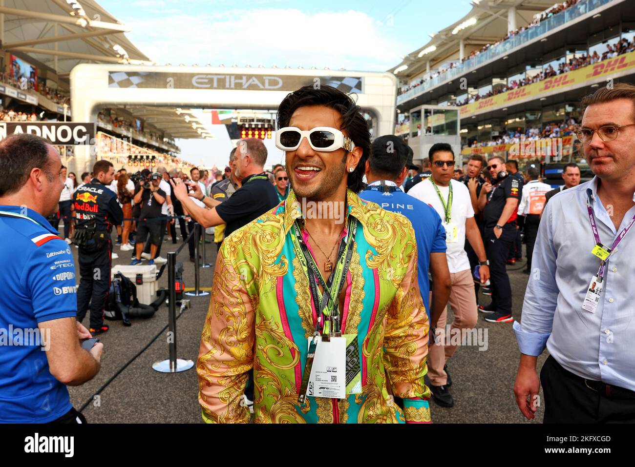 Abu Dhabi, Abu Dhabi. 20th Nov, 2022. Ranveer Singh (IND) Bollywood ...