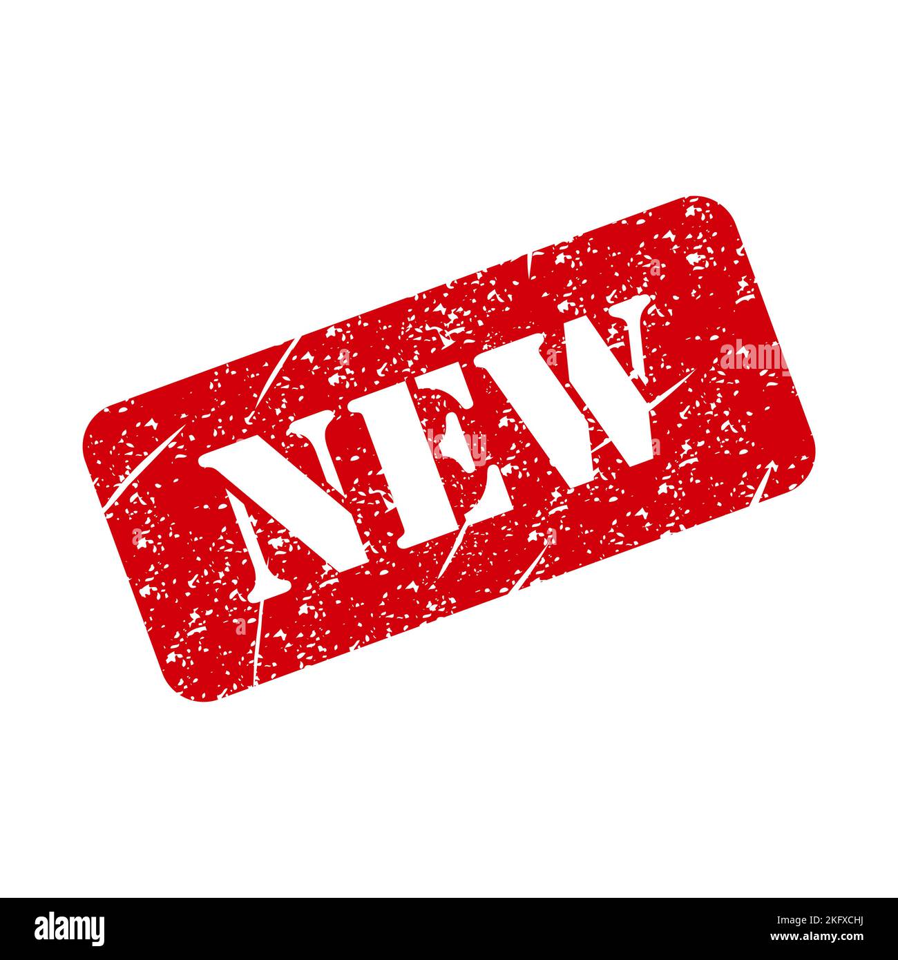 New stamp symbol, label sticker sign button, text banner vector ...