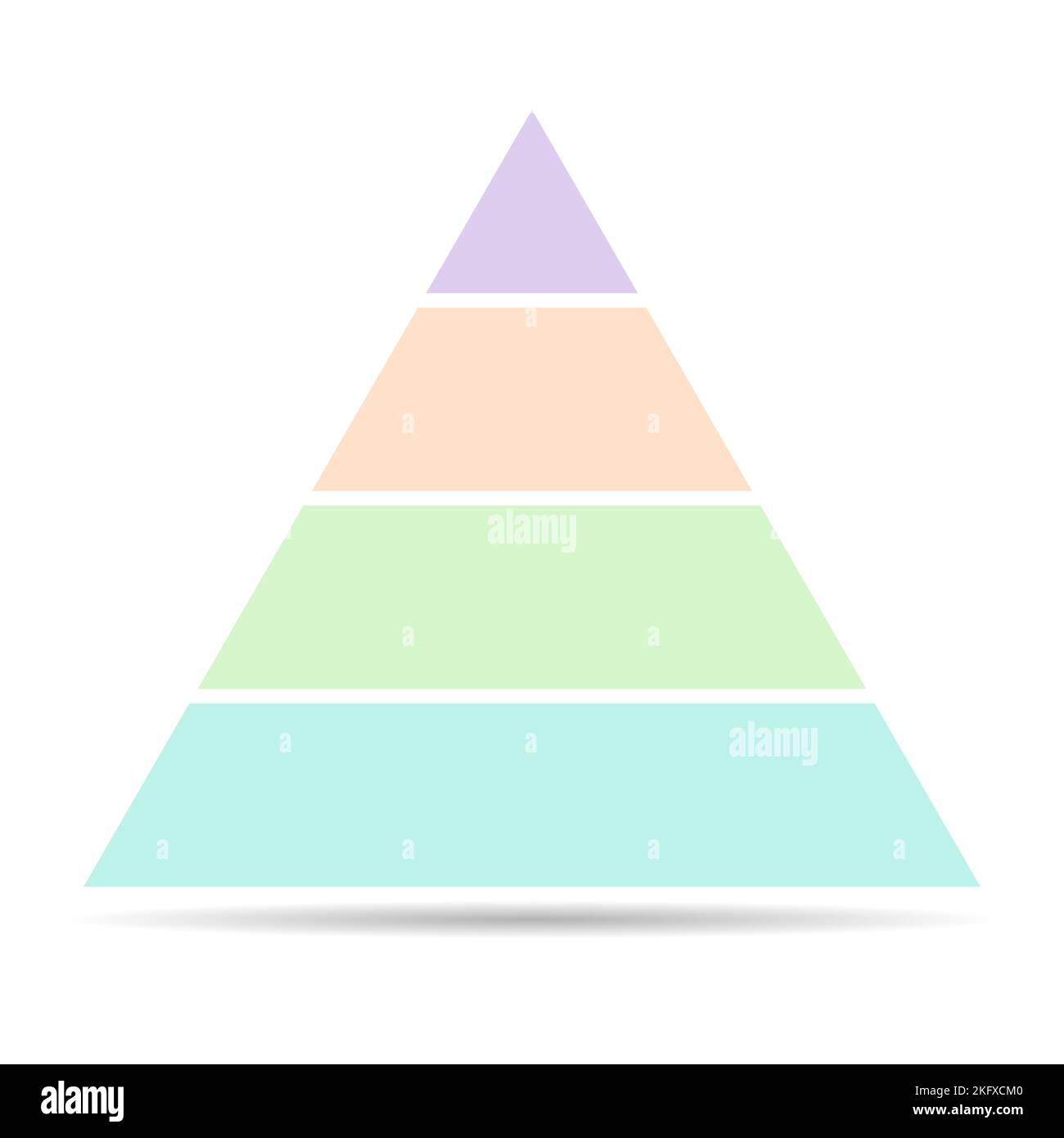 Pyramid infographic chart layout shadow, info modern concept step ...