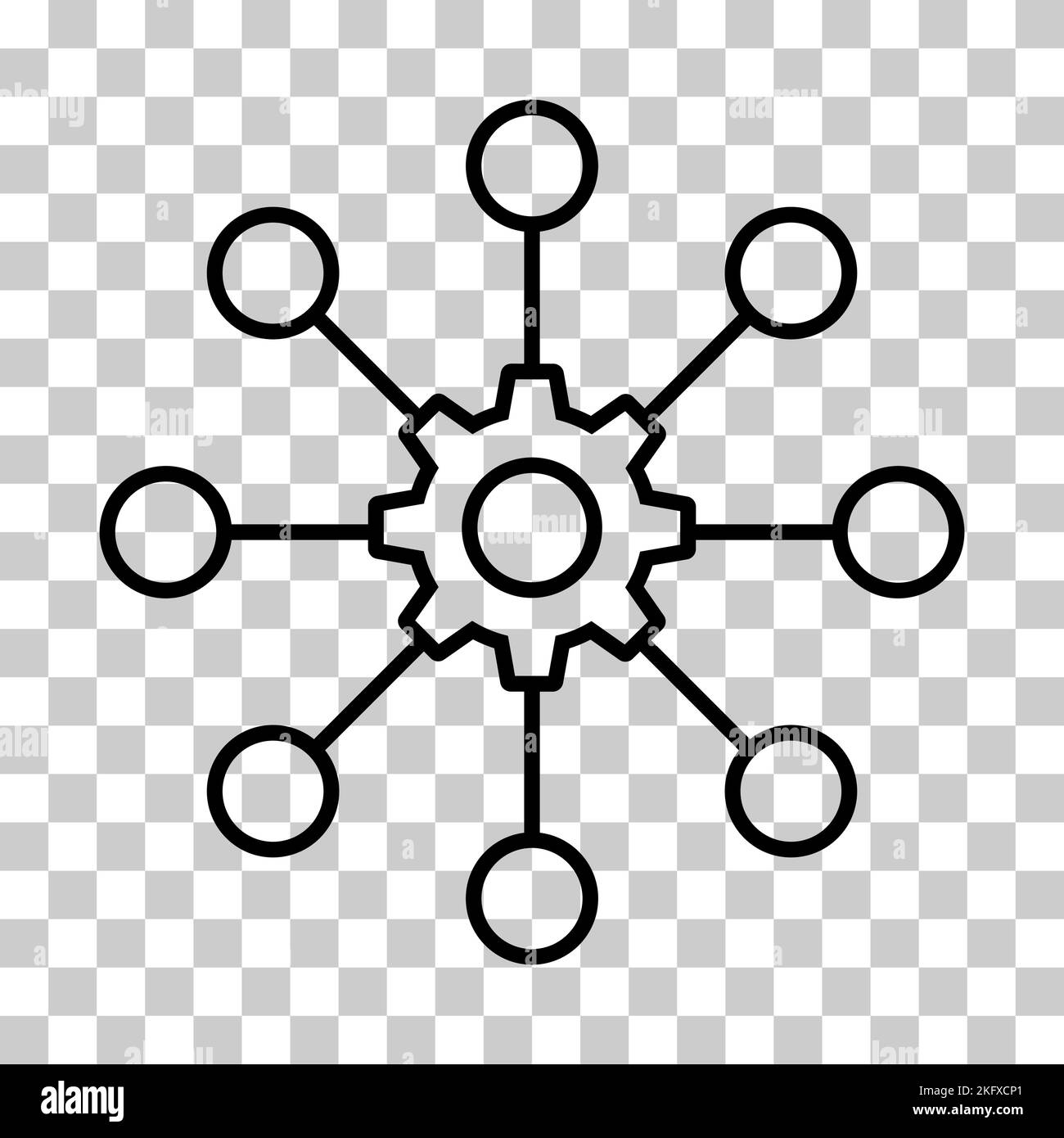Multichannel digital design icon, omnichannel flat web symbol, internet ...