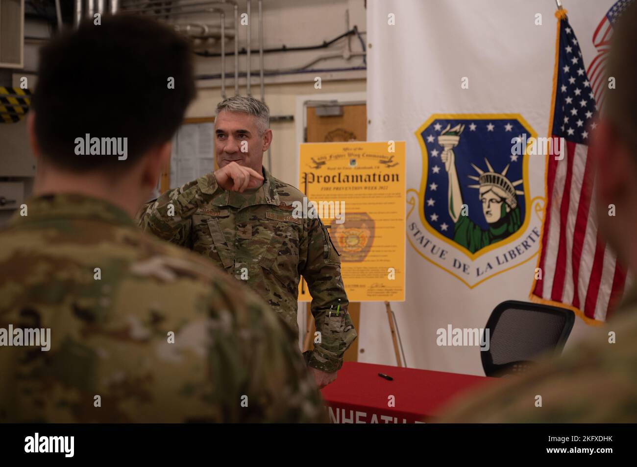 U.S. Air Force Brig. Gen Joseph Campo, 48th Fighter Wing commander ...