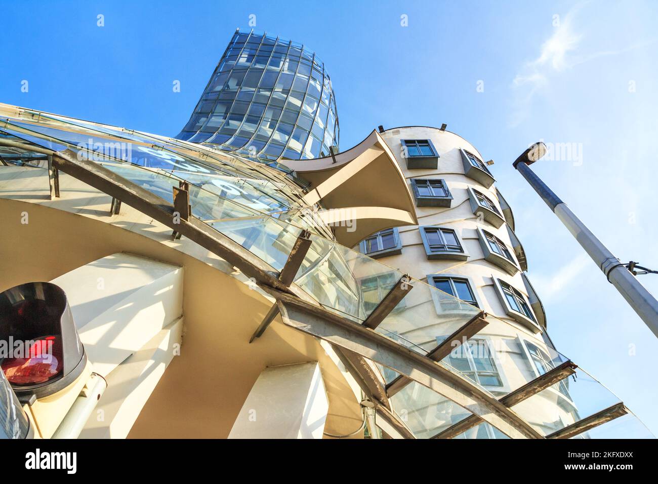Urban landscape - view of the Nationale-Nederlanden Building nicknamed ...