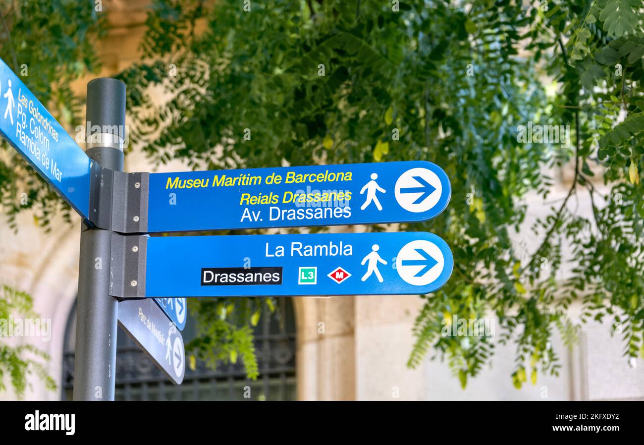Museum direction sign hi-res stock photography and images - Alamy