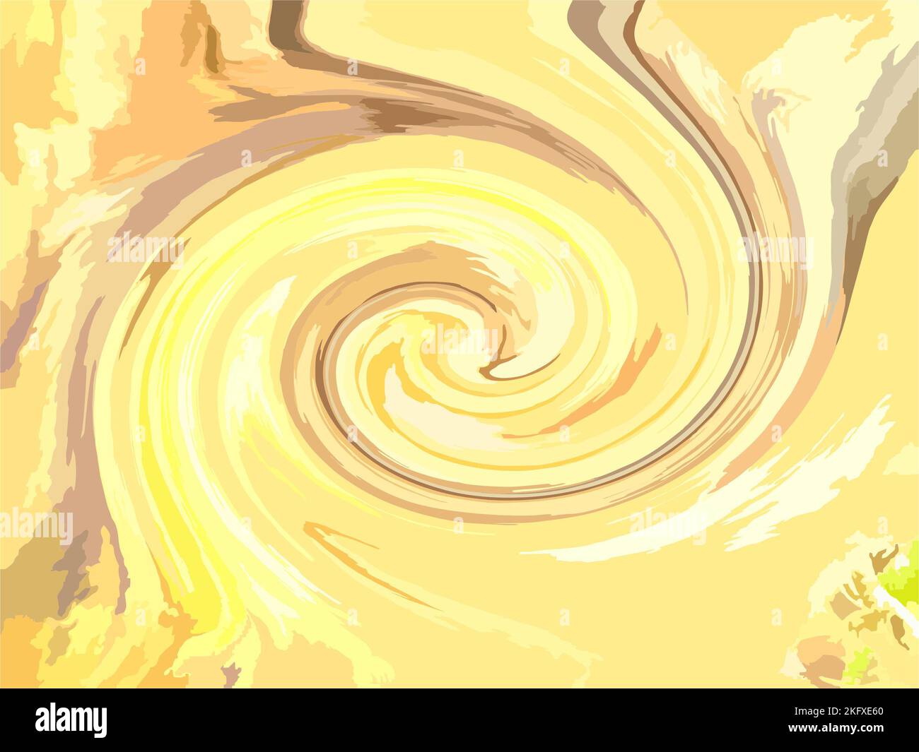 Yellow curl for backgrounds or textures. Natural whirlpool motif for ...