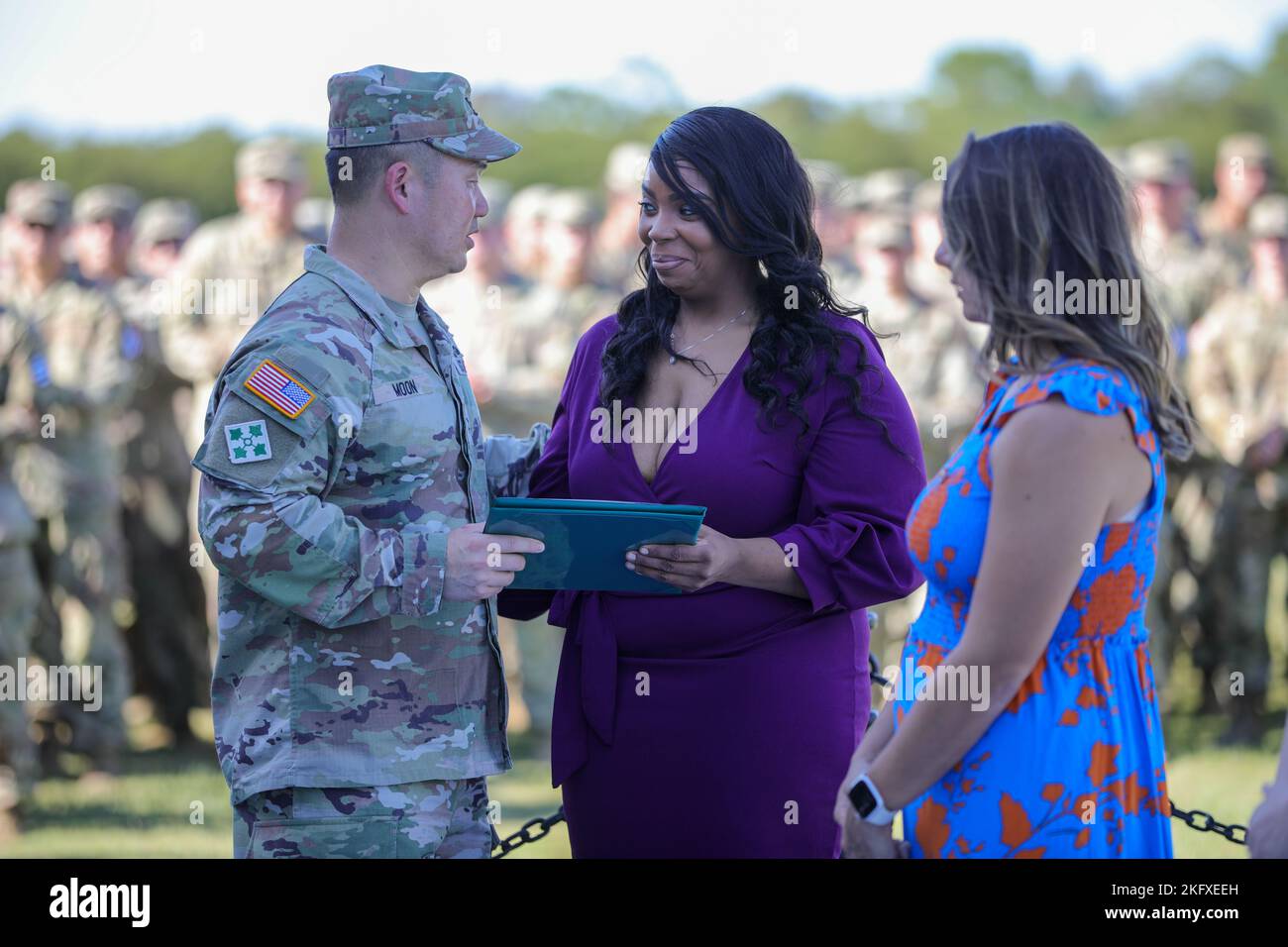 Col. Peter Moon, commander of the 1st Armored Brigade Combat Team, 3rd ...