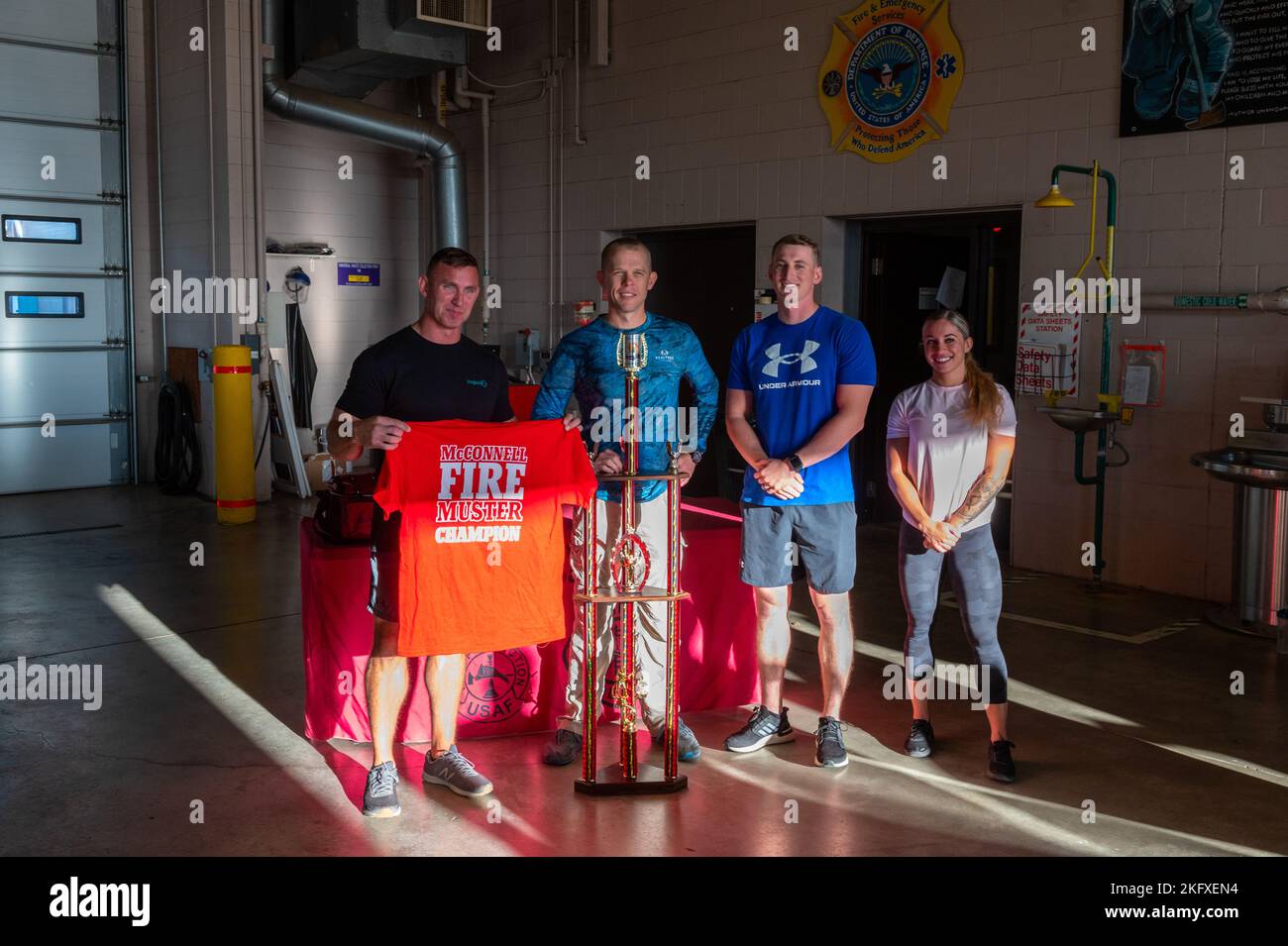 The Fire Muster’s winning team from the 22nd Civil Engineer Squadron ...