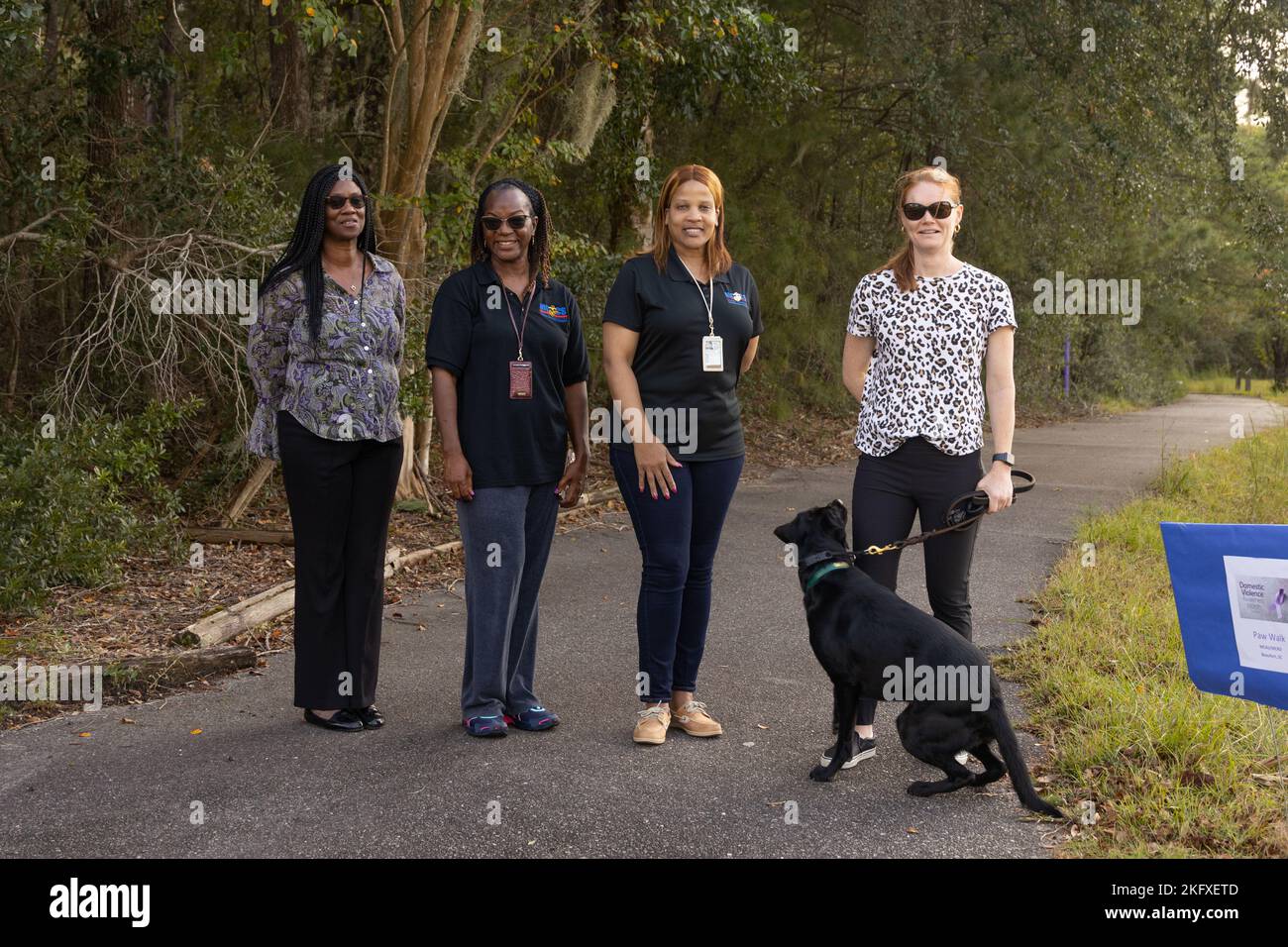 Civilians with the Family Advocacy Program kick off the Paws Against ...