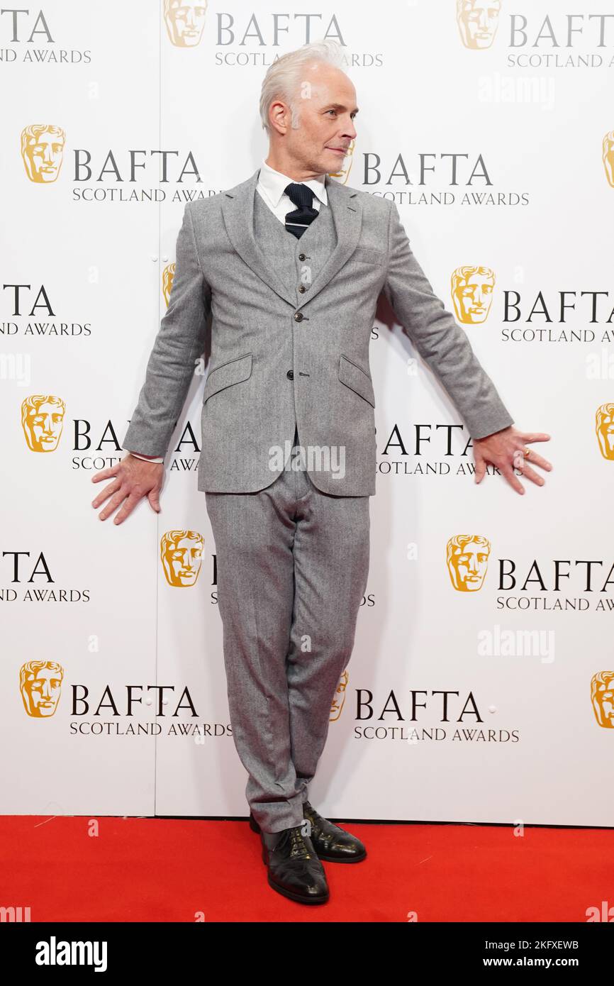 Mark Bonnar arrives at the BAFTA Scotland awards at the DoubleTree By ...