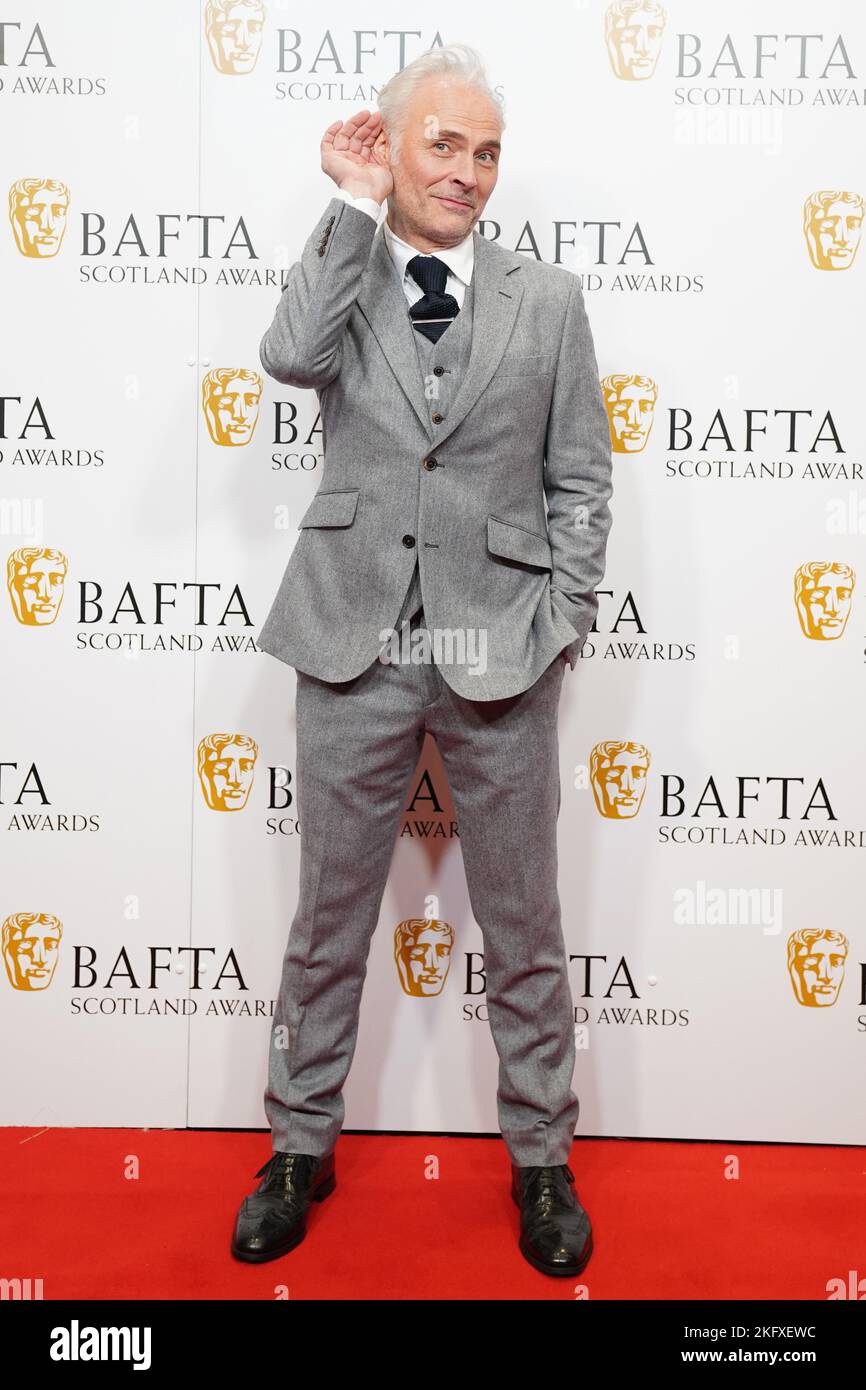 Mark Bonnar arrives at the BAFTA Scotland awards at the DoubleTree By ...