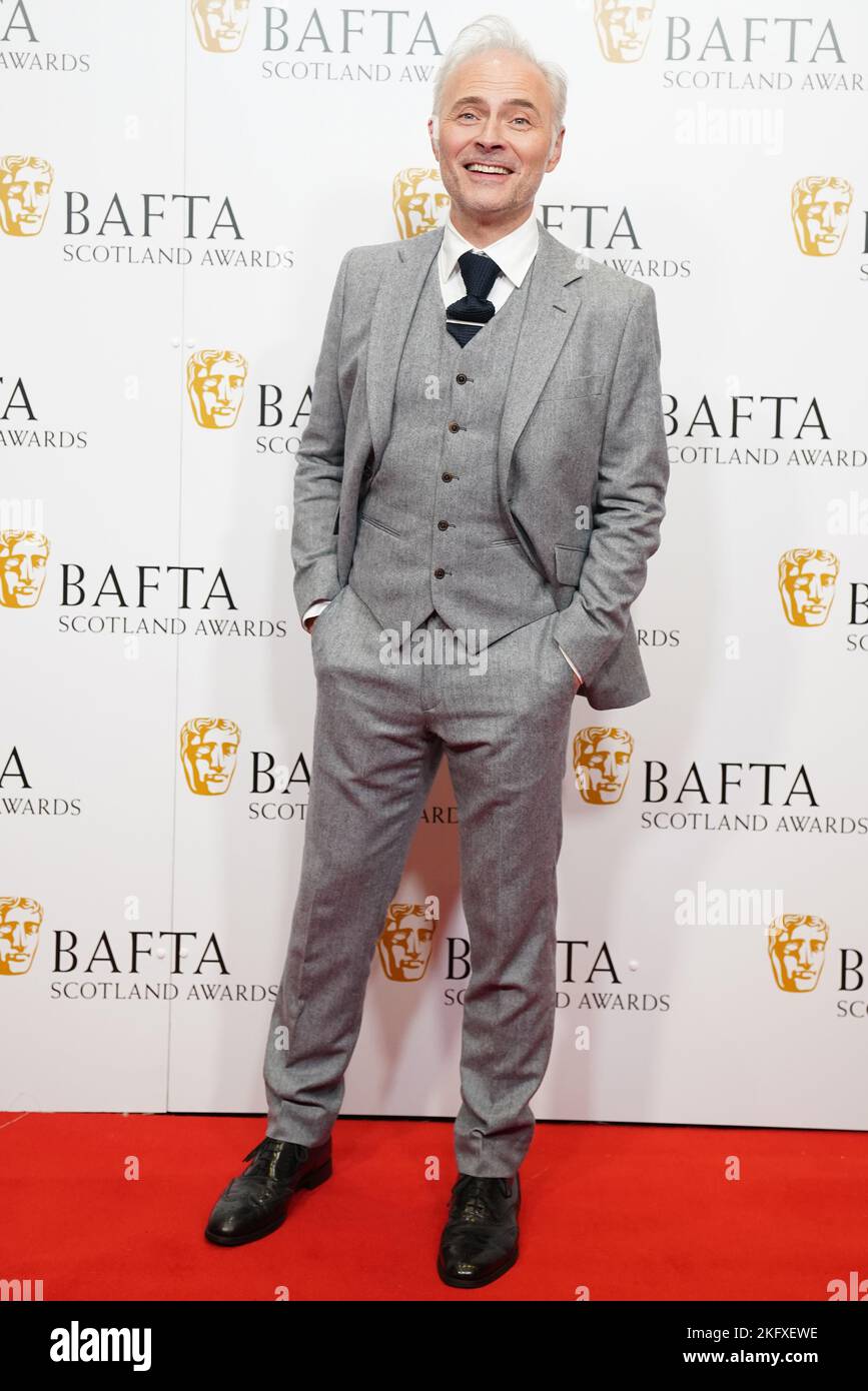 Mark Bonnar arrives at the BAFTA Scotland awards at the DoubleTree By ...