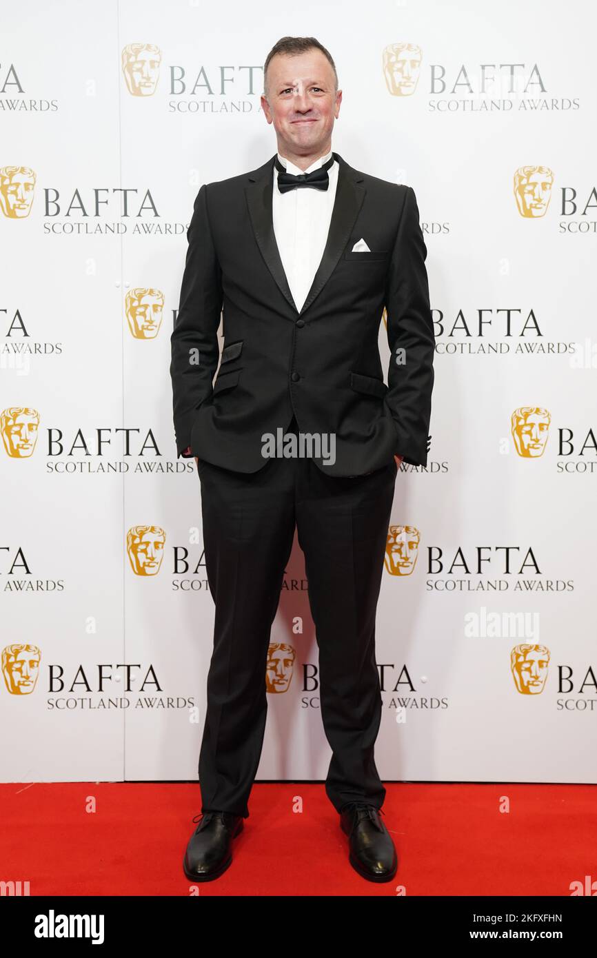 Neil Forsyth arrives at the BAFTA Scotland awards at the DoubleTree By ...