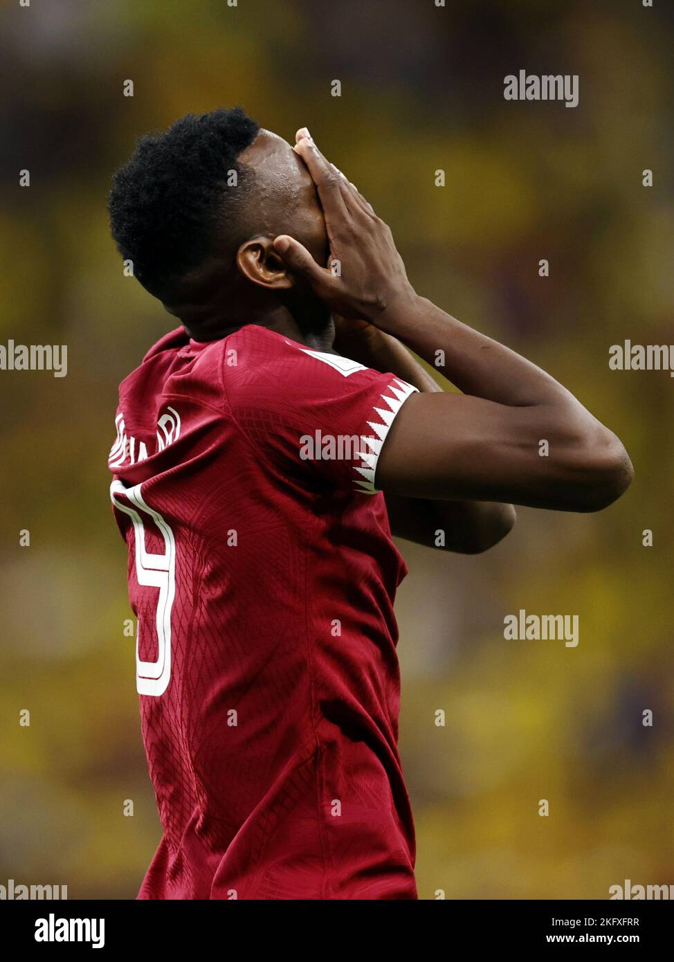 AL KHOR - Mohammed Muntari of Qatar during the FIFA World Cup Qatar ...