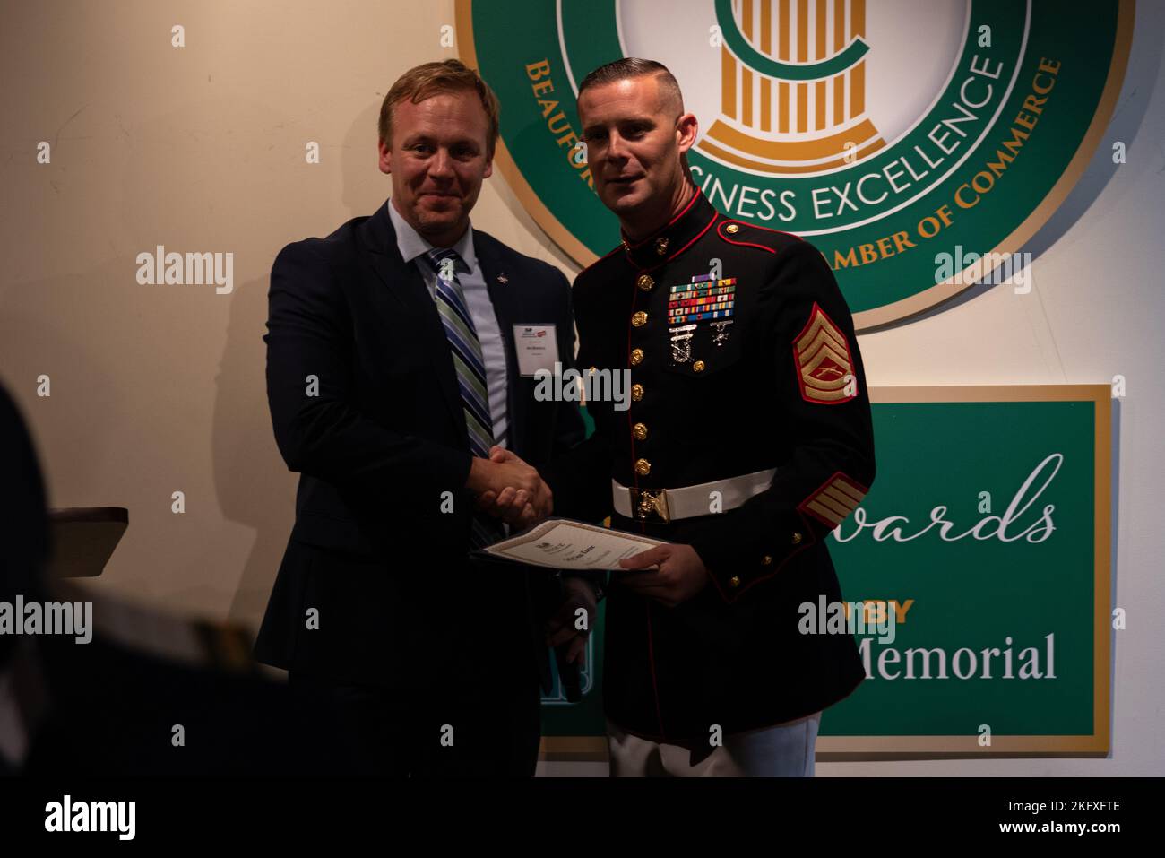 U.S. Marine Corps Gunnery Sgt. Sean Kaspar, career recruiter for ...