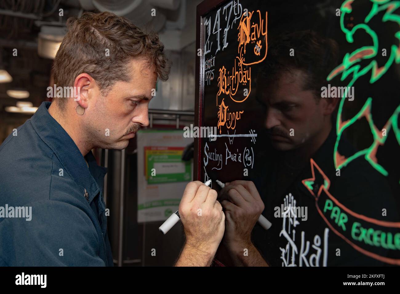 Gunner’s Mate 1st Class Joseph Payton, assigned to the Arleigh Burke ...