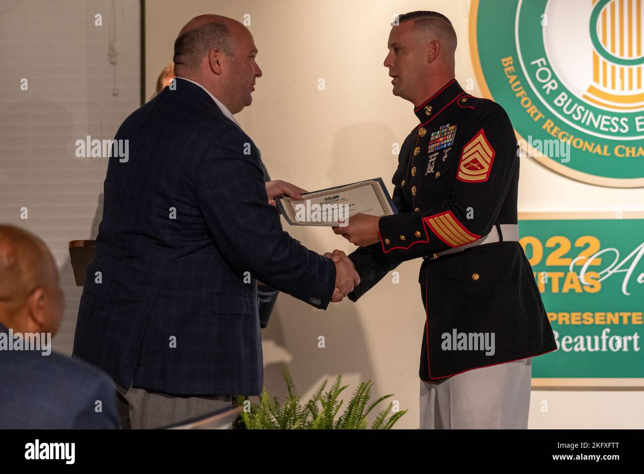 U.S. Marine Corps Gunnery Sgt. Sean Kaspar, career recruiter for ...
