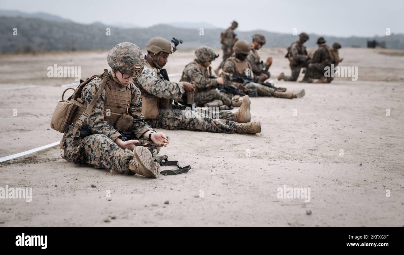 U.S. Marine Corps Lance Cpl. Olivia Parker, a transmissions systems ...