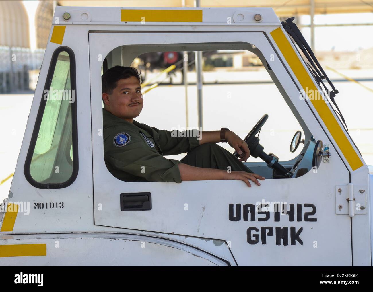 U.S. Marine Corps Cpl. Leonardo Calvillo, F-35B Lightning II airframe ...