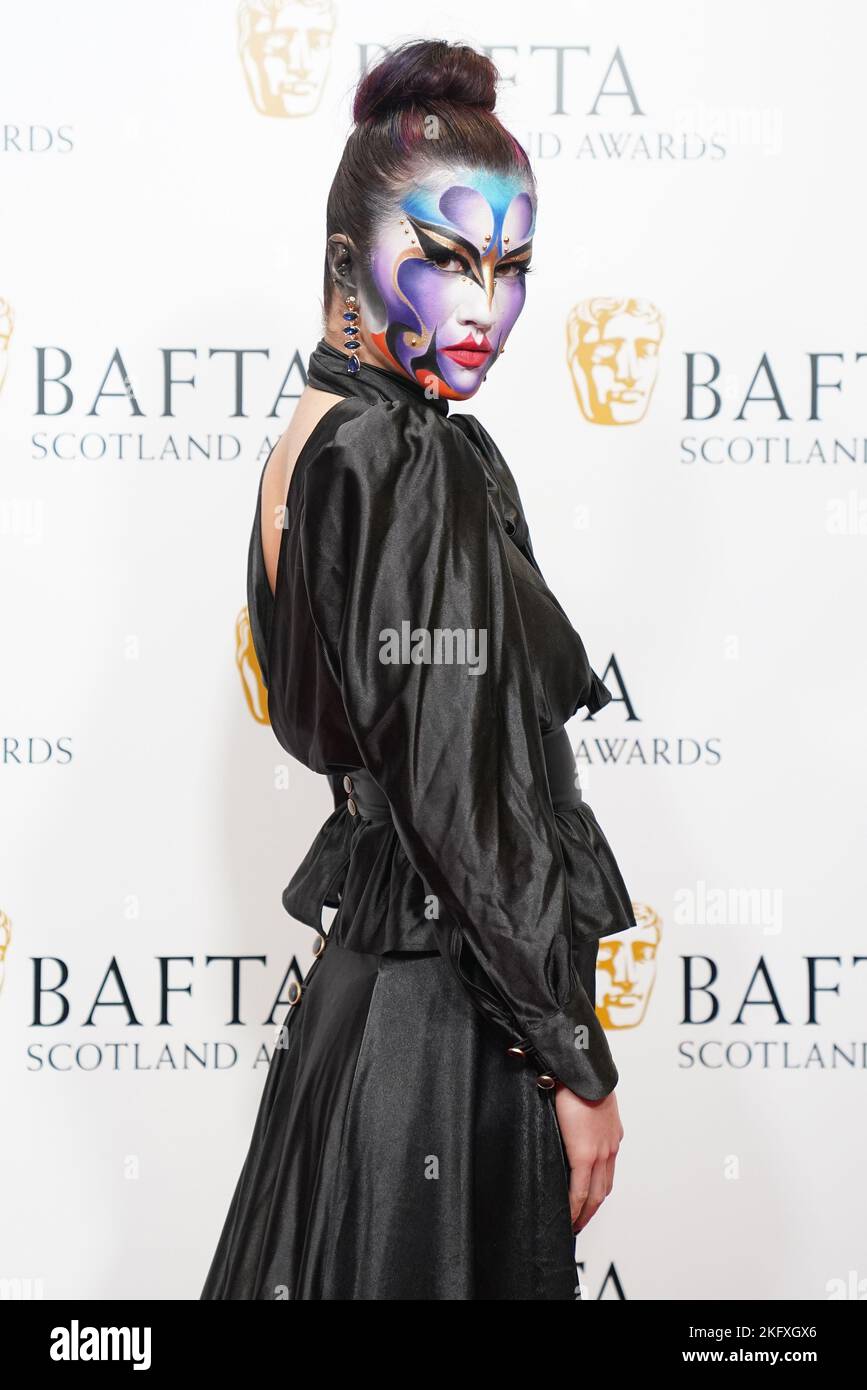 Yong- ching Breslin arrives at the BAFTA Scotland awards at the ...