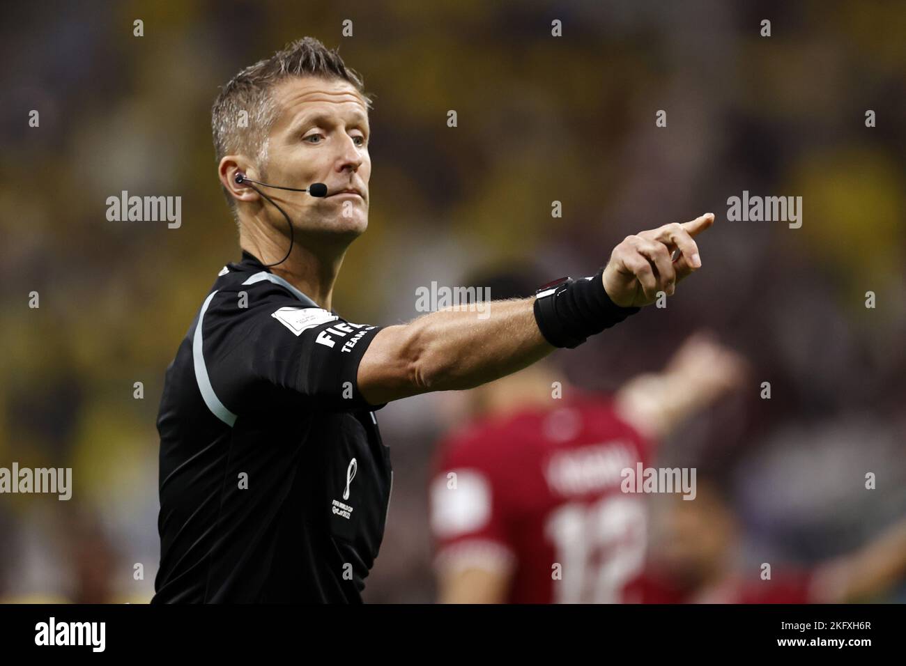 AL KHOR - Referee Daniele Orsato during the FIFA World Cup Qatar 2022 ...