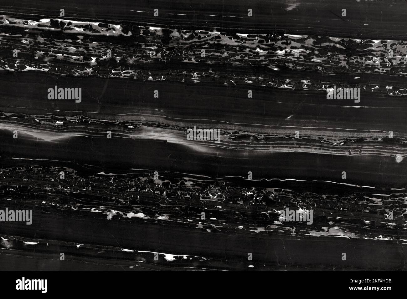 Port black - glossy natural marble stone texture, photo of slab. Dark ...