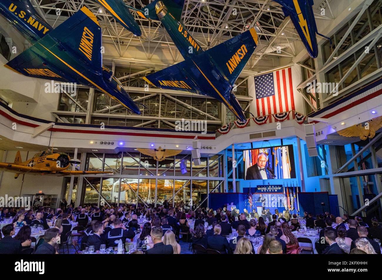 Secretary of the Navy Carlos Del Toro delivers remarks as the guest of ...