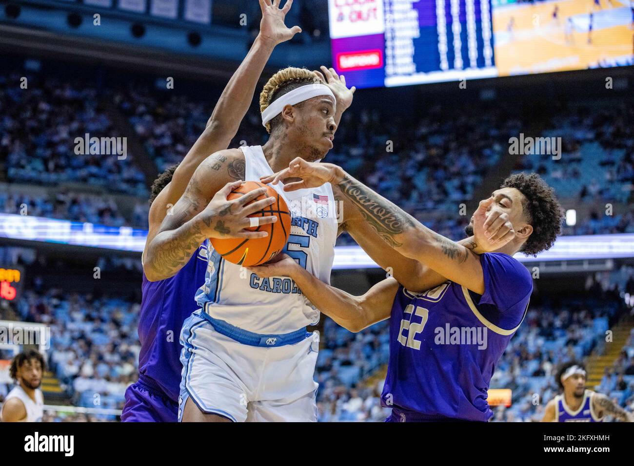 Chapel Hill, NC, USA. 20th Nov, 2022. North Carolina Tar Heels forward ...