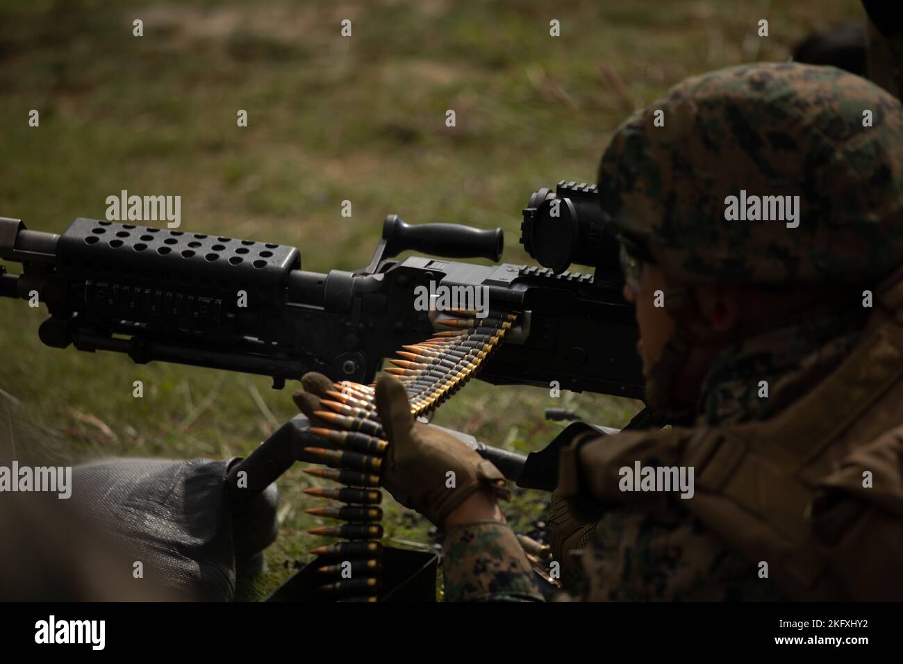U.S. Marine Corps Lance Cpl. Tyler Belanger, a motor vehicle operator ...