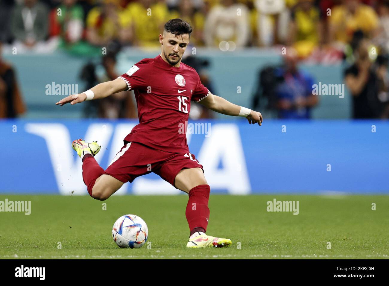 AL KHOR - Bassam Al-Rawi of Qatar during the FIFA World Cup Qatar 2022 ...