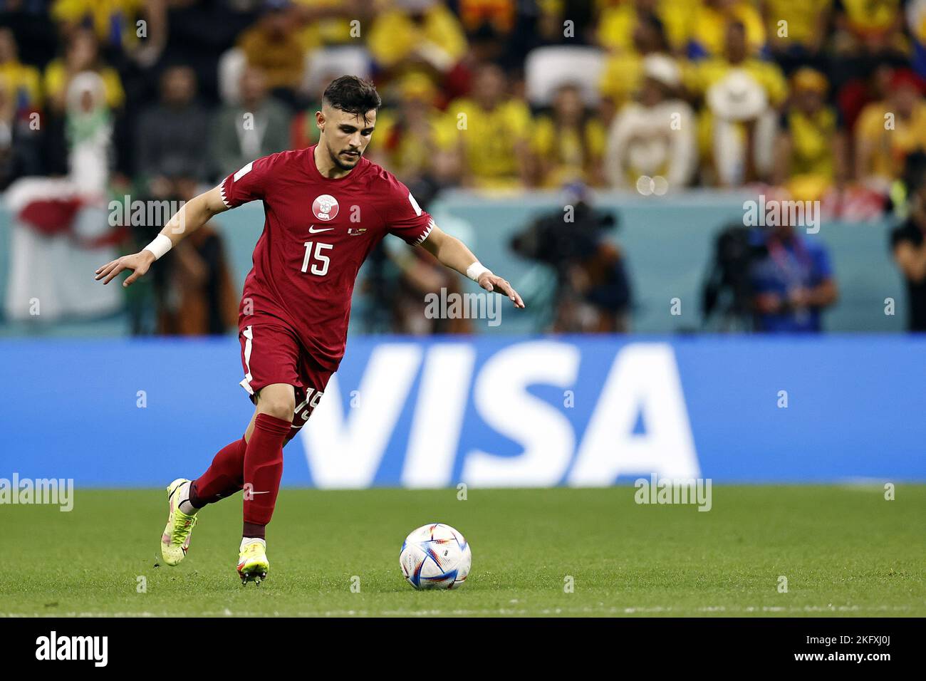 AL KHOR - Bassam Al-Rawi of Qatar during the FIFA World Cup Qatar 2022 ...