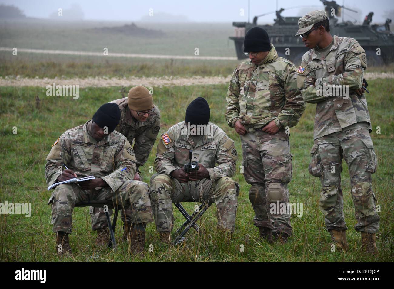 U.S. Soldiers assigned to Palehorse Troop, 4th Squadron, 2nd Cavalry ...