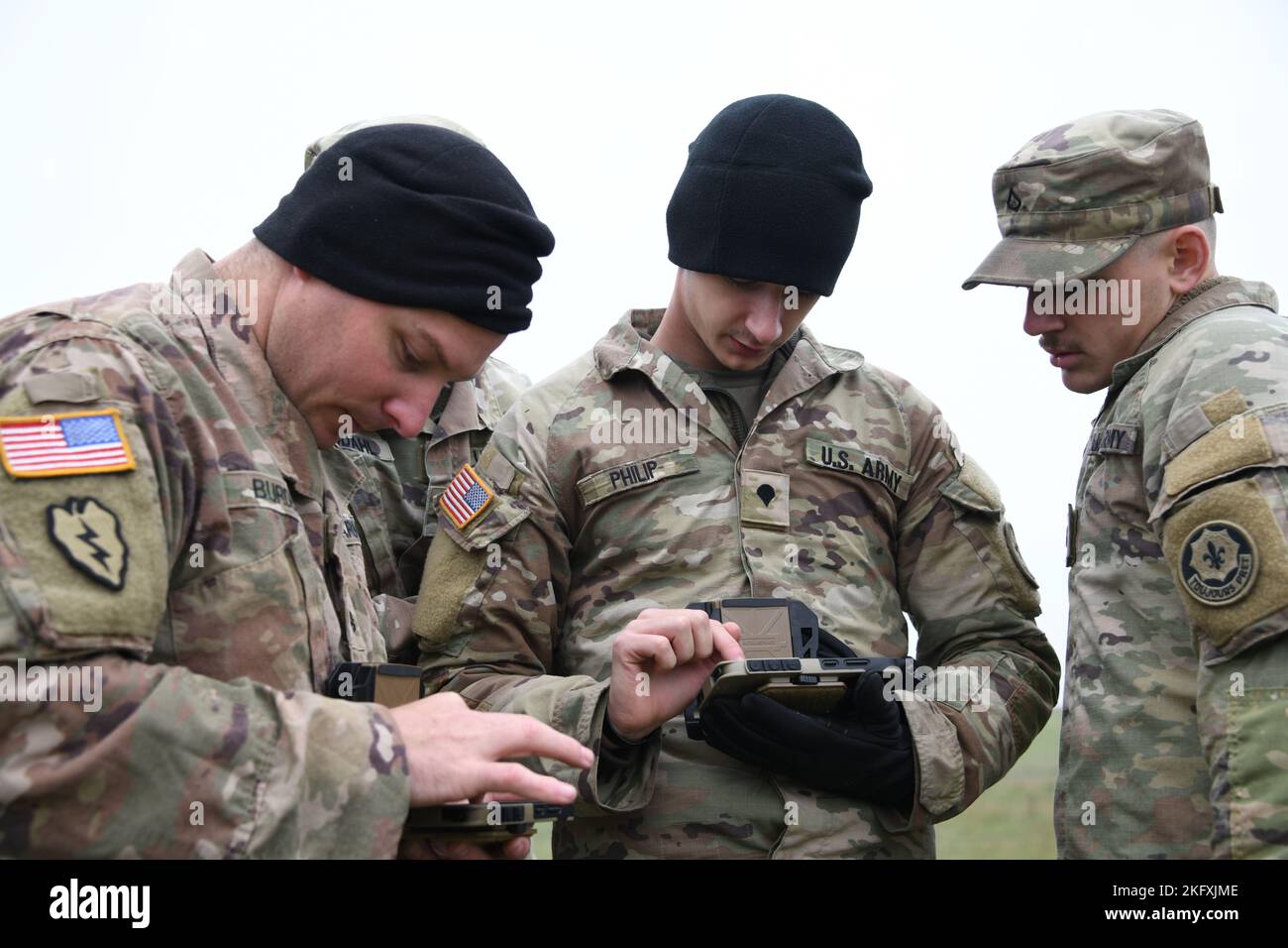U.S. Soldiers assigned to Palehorse Troop, 4th Squadron, 2nd Cavalry ...