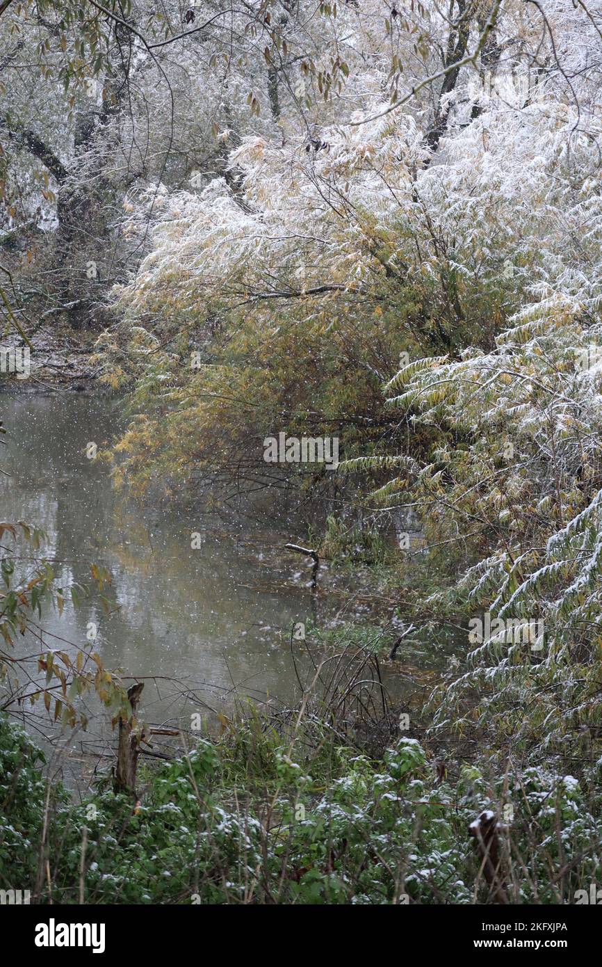 wonderful Snow with a short Stay Stock Photo - Alamy