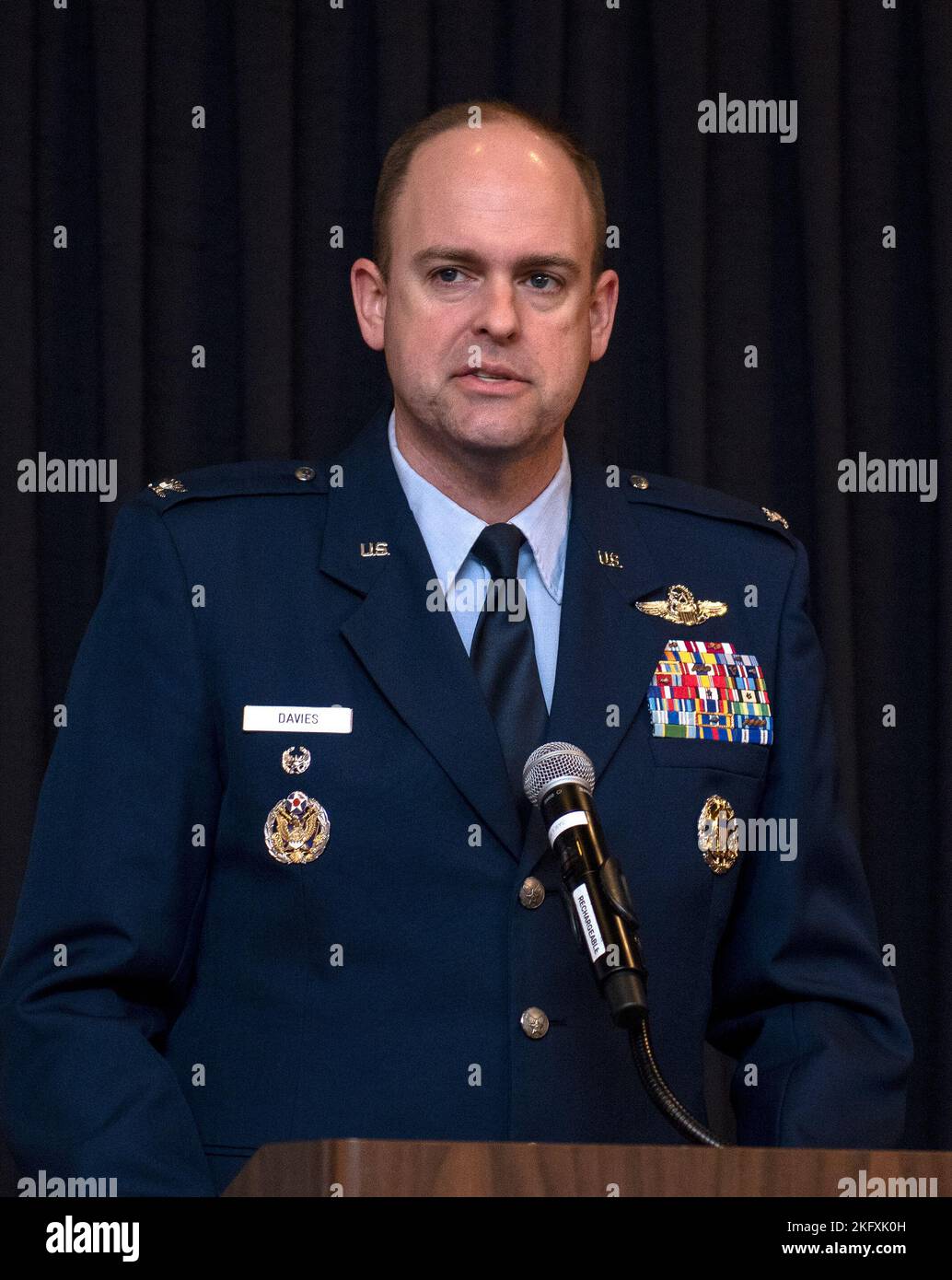 U.S. Air Force Col. Denny R. Davies, vice commander of the 86th Airlift ...