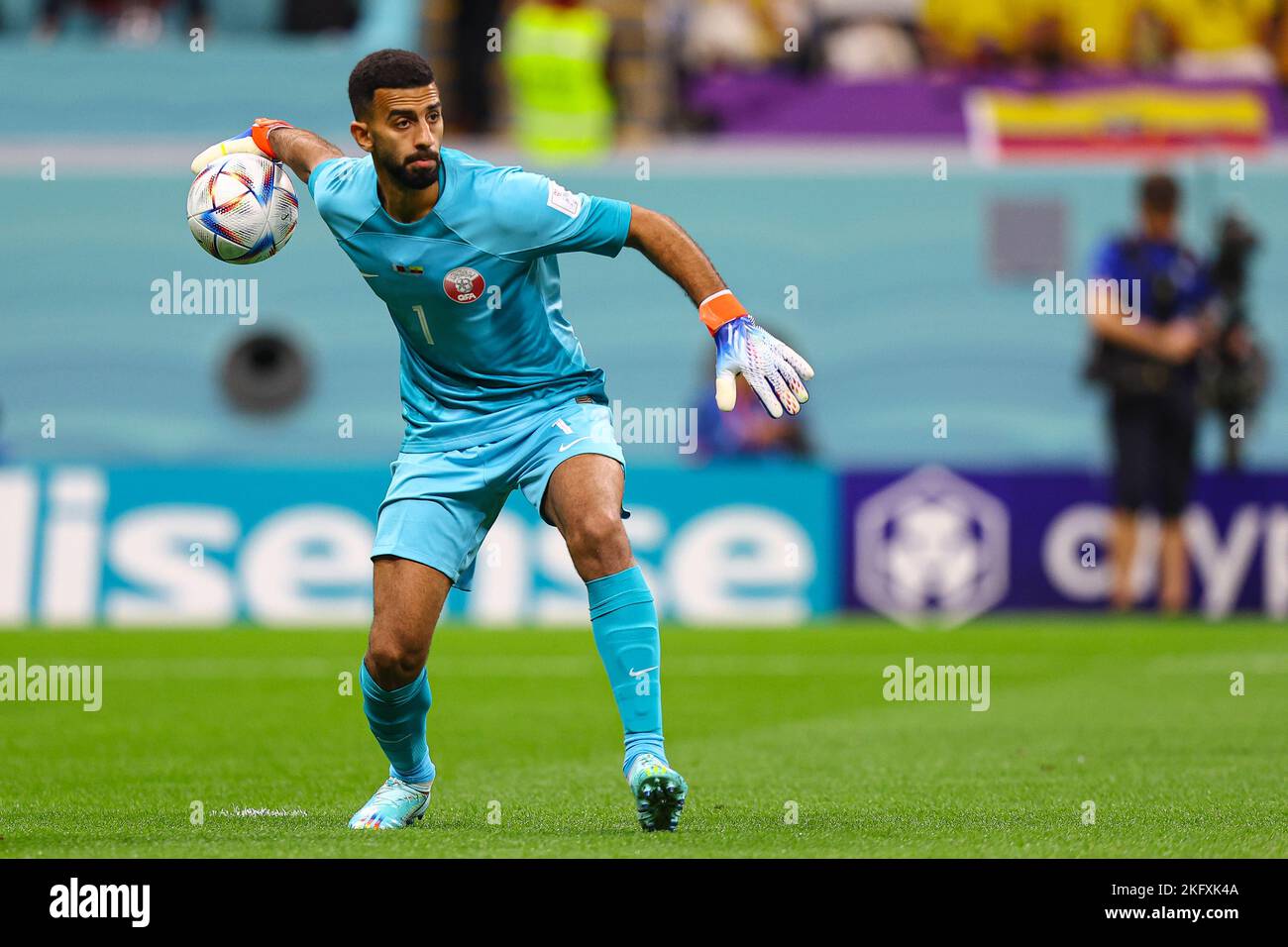 Mohammed Alyami during the FIFA World Cup Qatar 2022 Group A match ...