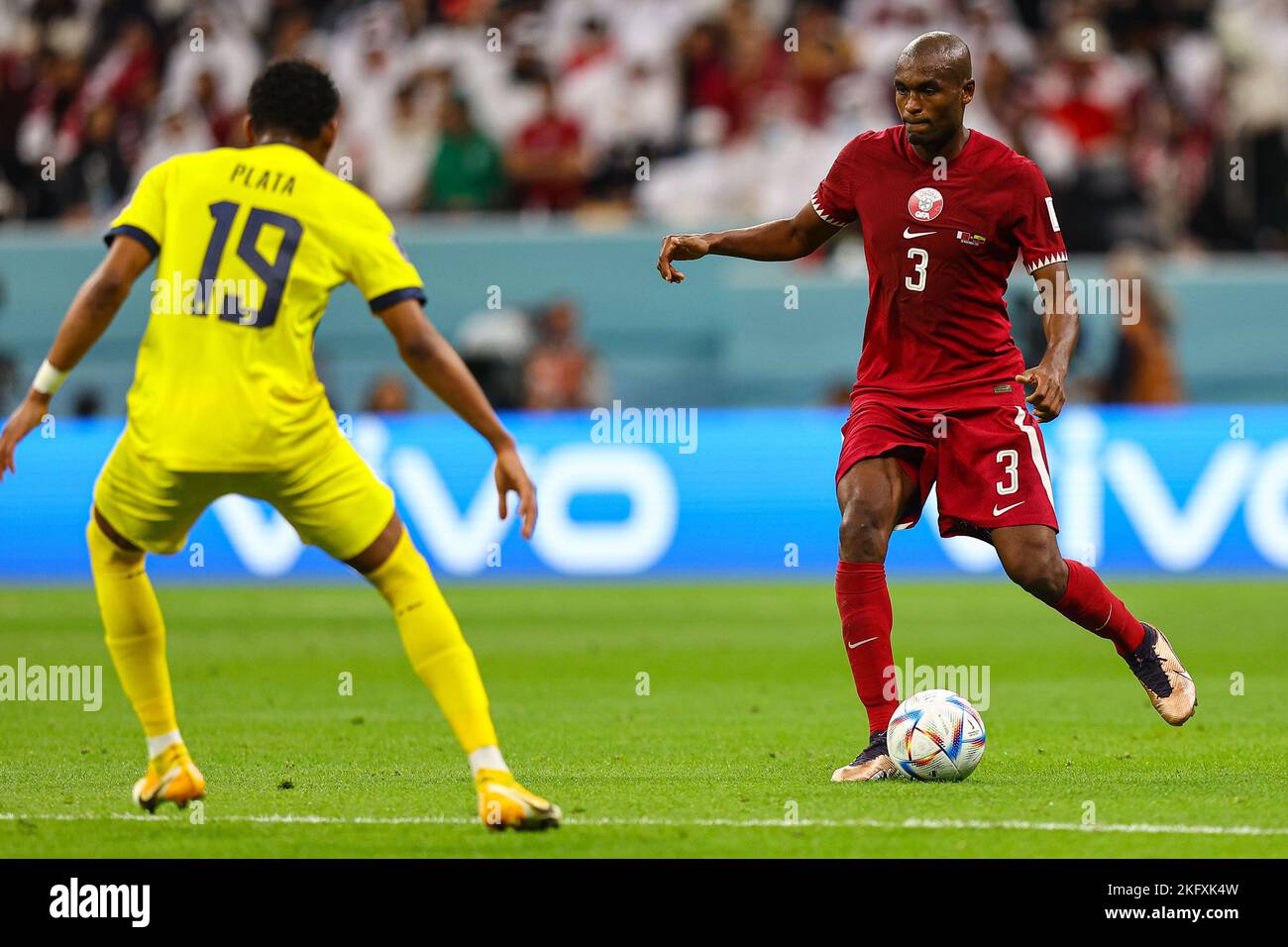 Abdullah Madu during the FIFA World Cup Qatar 2022 Group A match ...