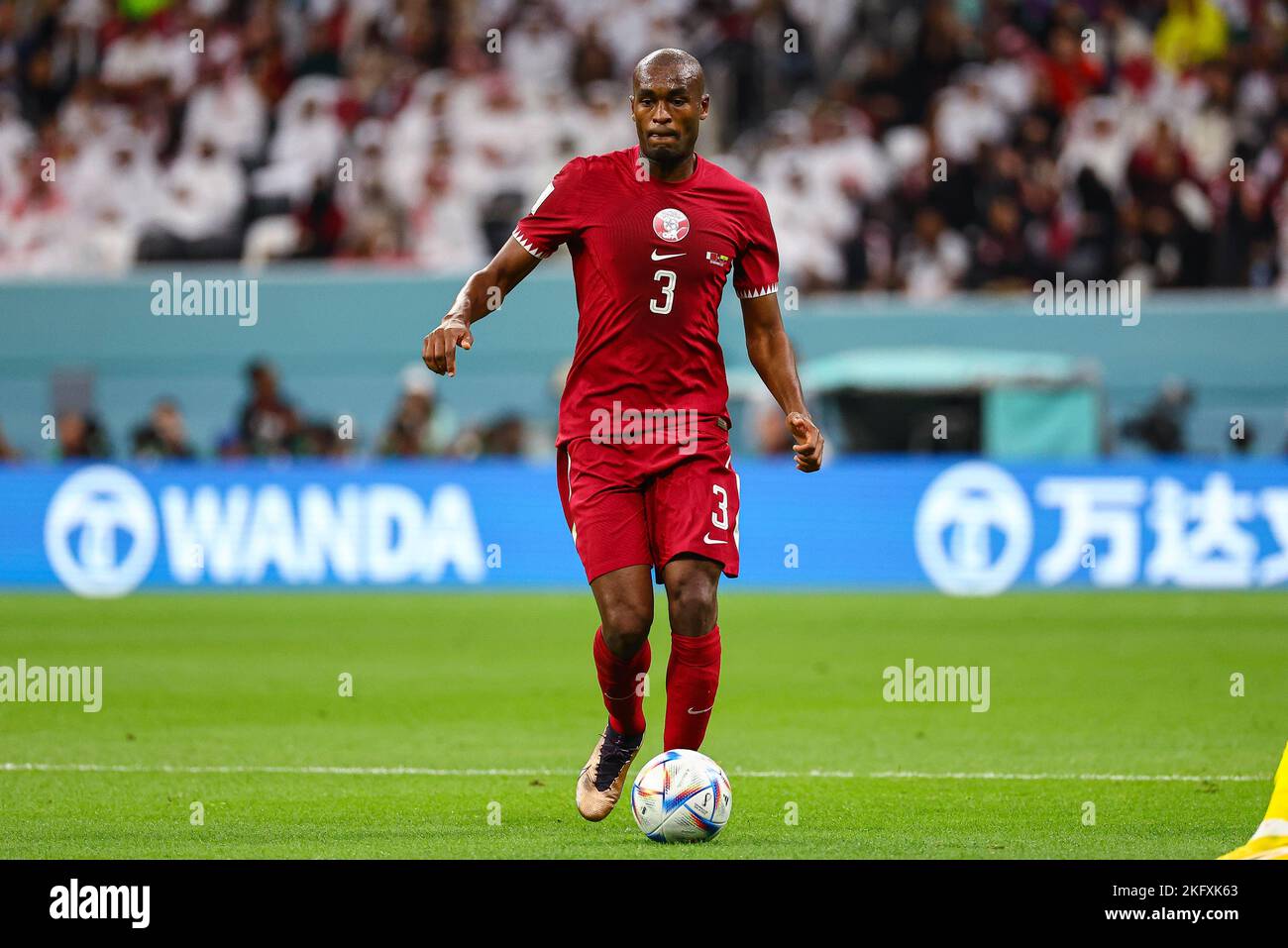 Abdullah Madu during the FIFA World Cup Qatar 2022 Group A match ...
