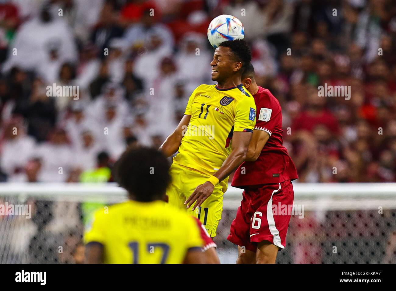 Estrada Michael during the FIFA World Cup Qatar 2022 Group A match between Qatar and Ecuador at ...