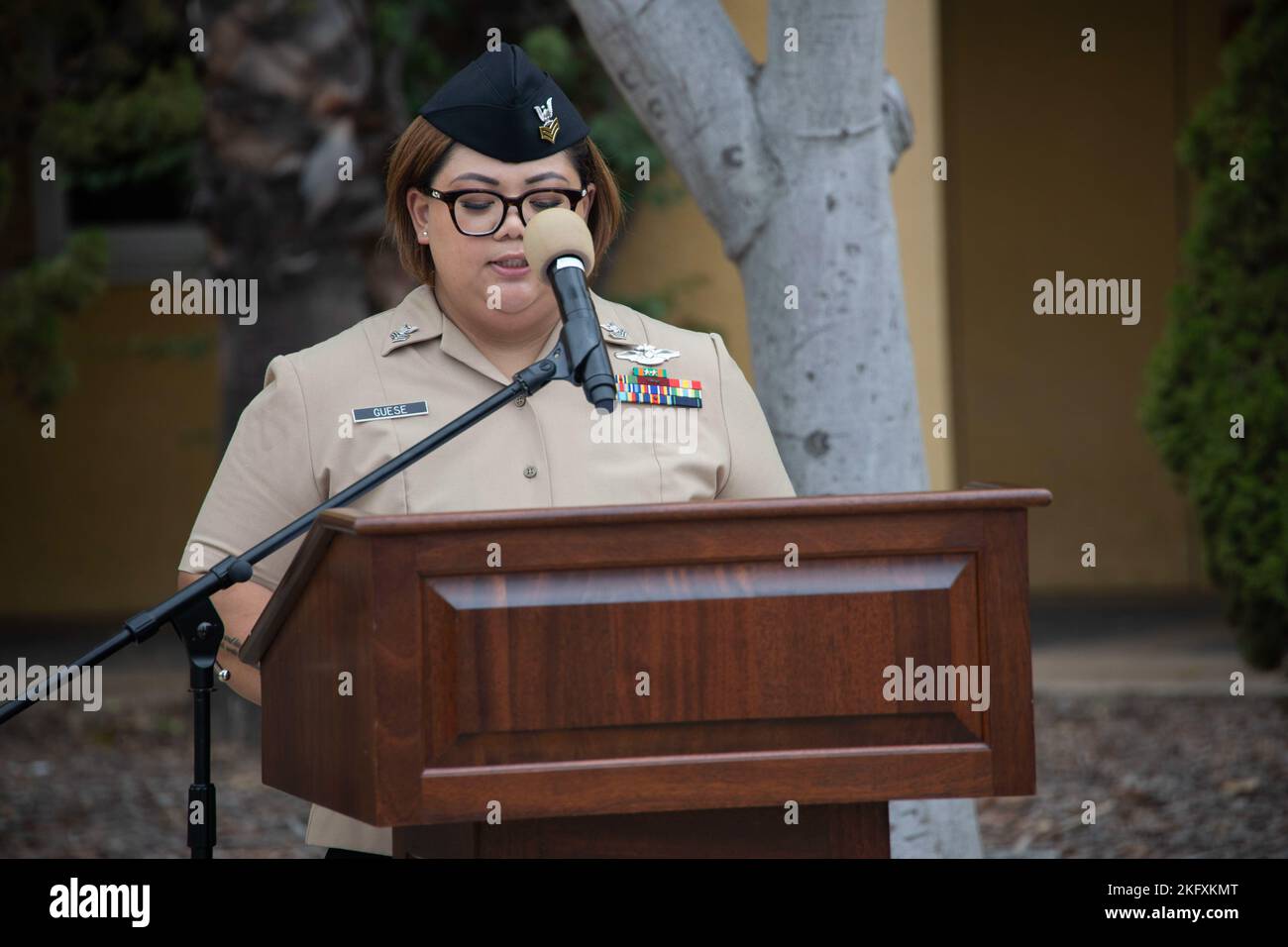 U.S. Navy Hospital Corpsman Petty Officer 1st Class Earlyn Guese ...