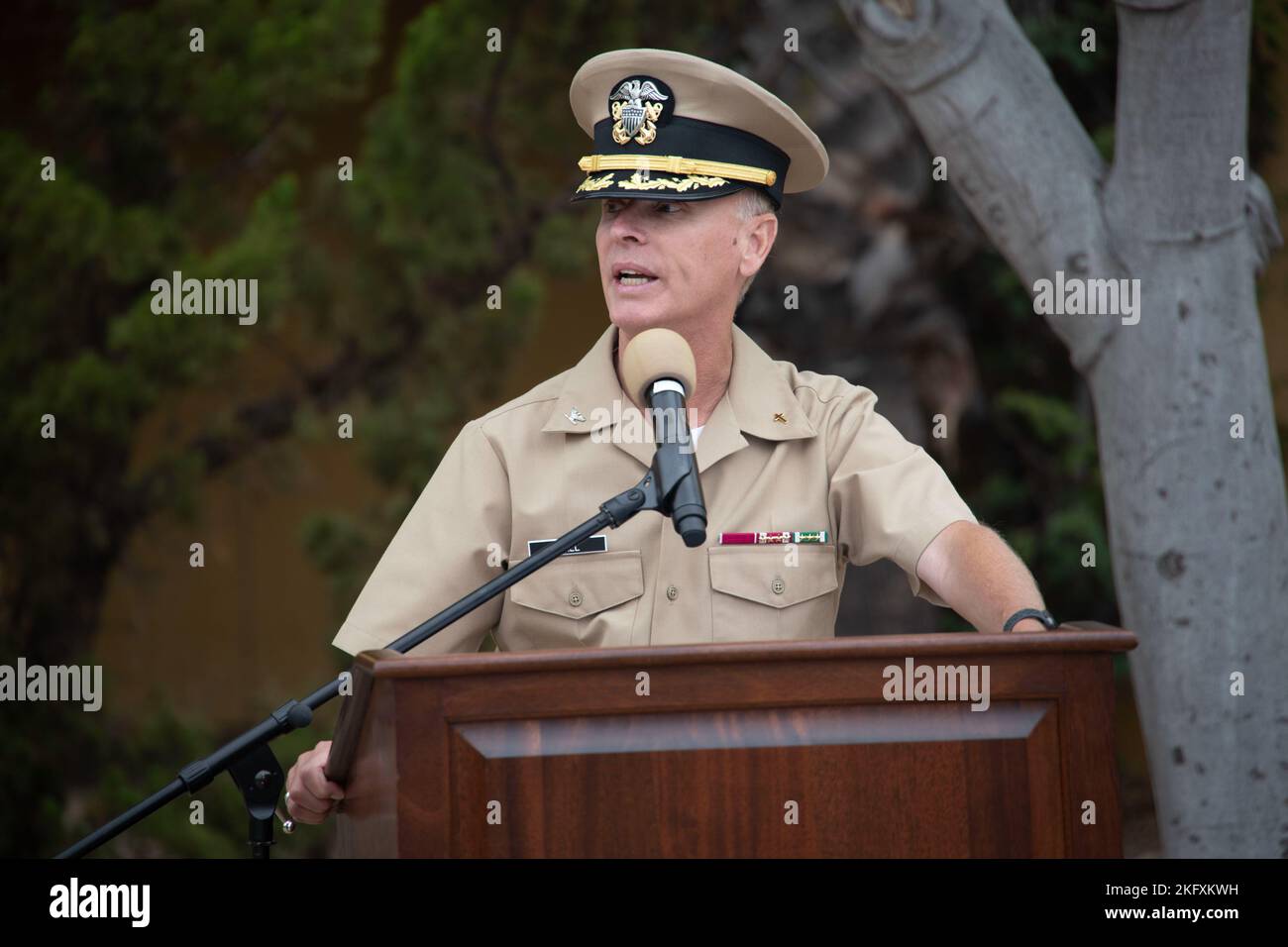 U.S. Navy Capt. Michael Hall, the Marine Corps Recruit Depot (MCRD) San ...