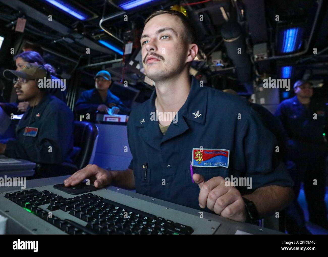 NORTH PACIFIC OCEAN (Oct. 13 2022) Fire Controlman 3rd Class Bode ...