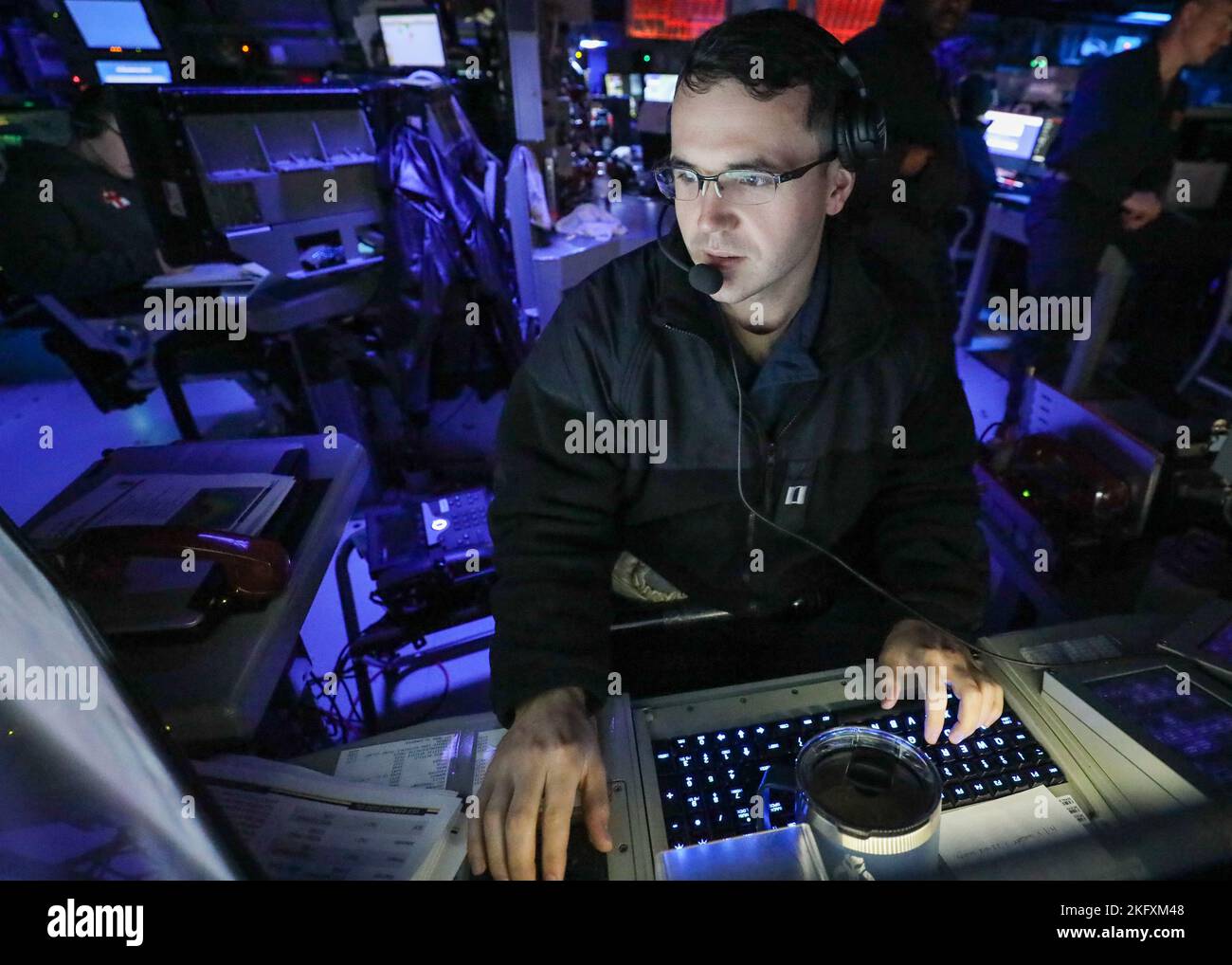 NORTH PACIFIC OCEAN (Oct. 13 2022) Lt. Connor Keating, from Fairfax ...