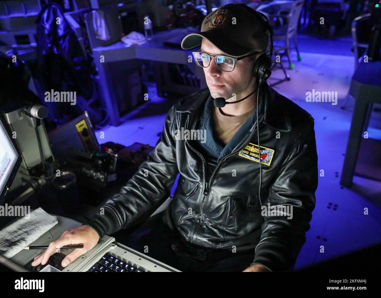 NORTH PACIFIC OCEAN (Oct. 13 2022) Lt. David Dinkins, from Mount Airey ...